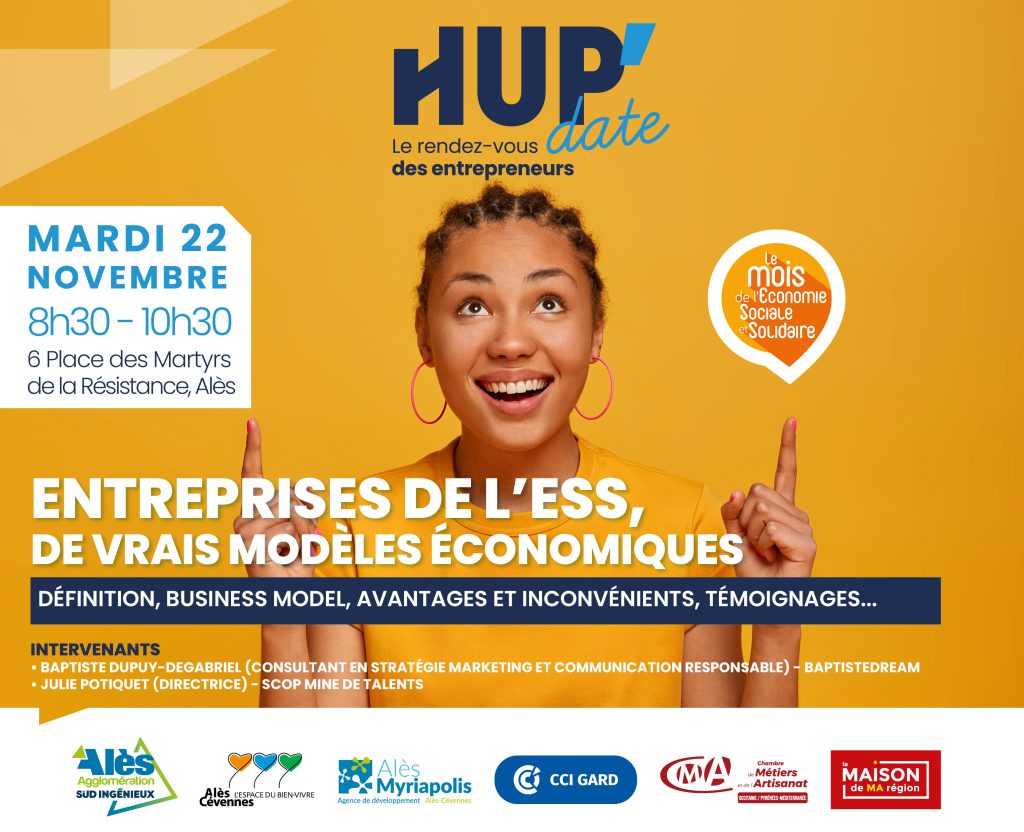 HUP'date #5 : L'ÉCONOMIE SOCIALE ET SOLIDAIRE - Le Hup